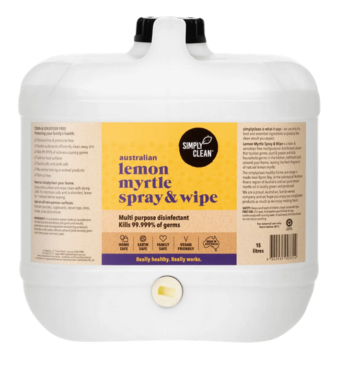 Spray & Wipe Simply Clean Lemon Myrtle – The Bulk Cellar